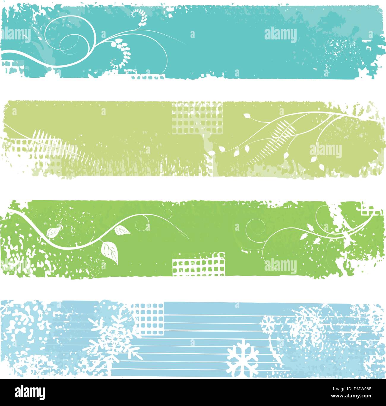 four banners - vector set Stock Vector Image & Art - Alamy