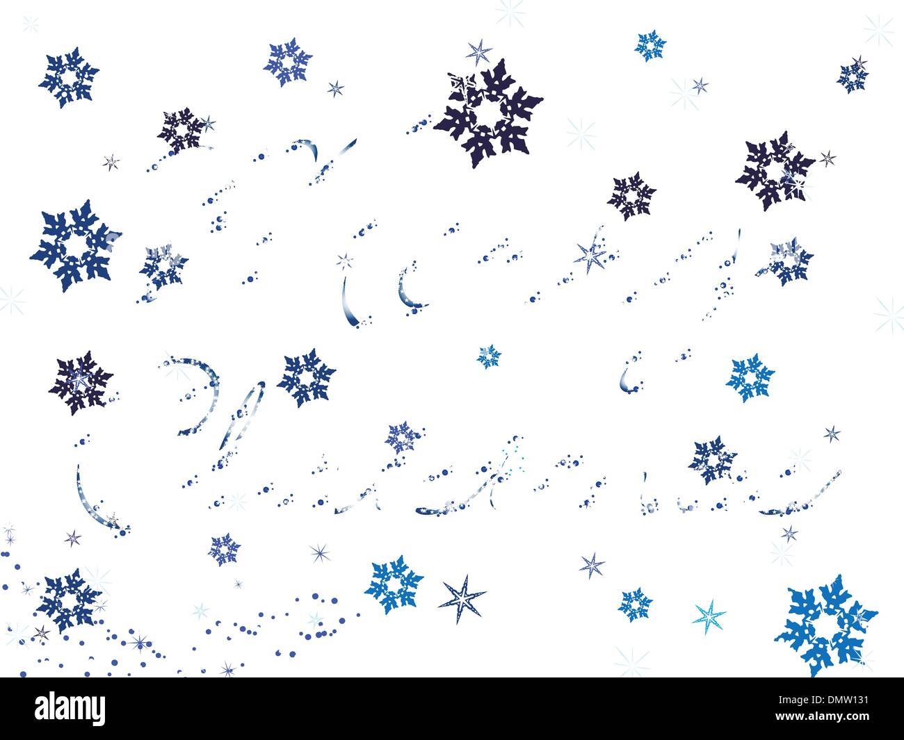 Merry Christmas Blue Stock Vector Image & Art - Alamy