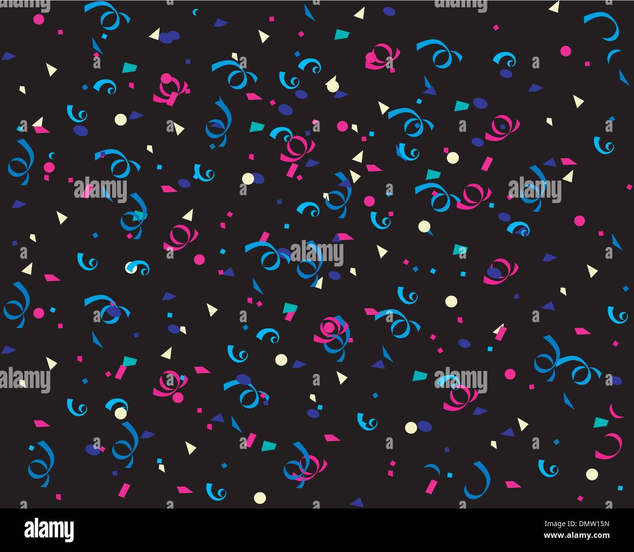 Confetti vector vectors hi-res stock photography and images - Alamy