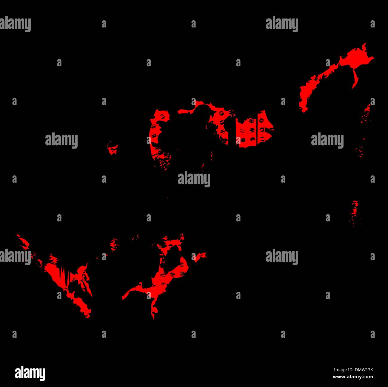 Grunge outline black text Stock Vector Images - Alamy