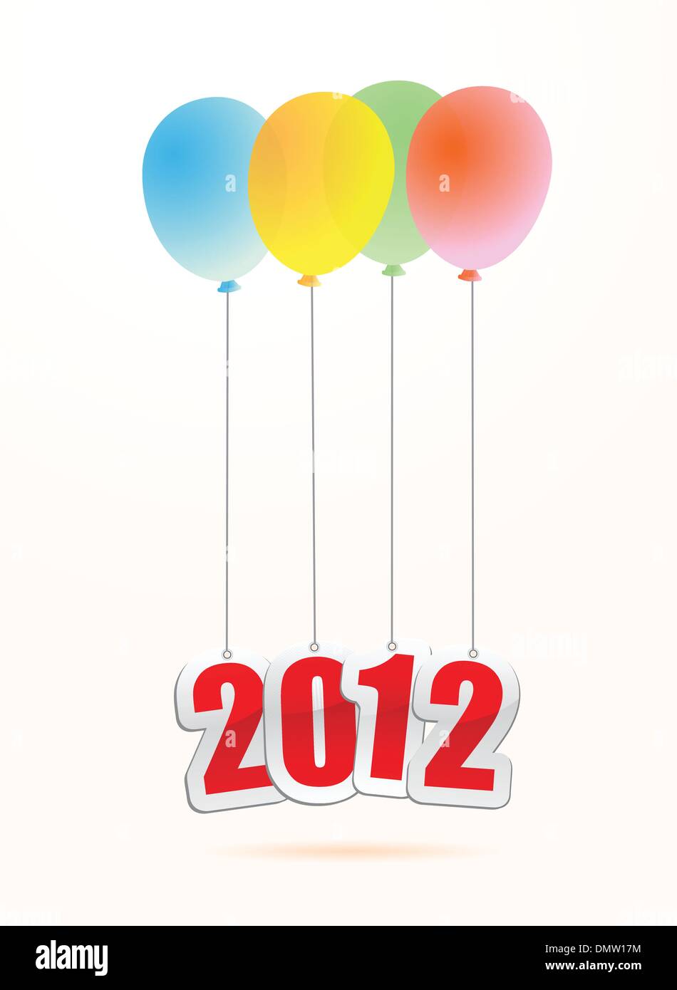 New year stickers Cut Out Stock Images & Pictures - Alamy