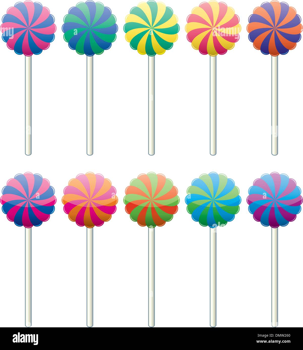 Lollipops Stock Vector Images - Alamy