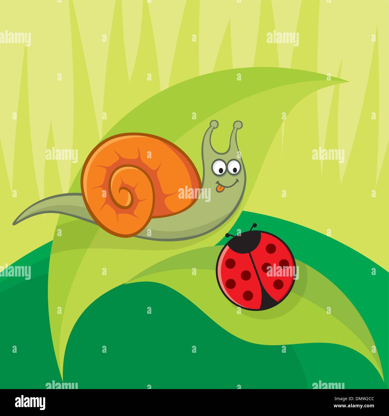Cartoon ladybug hi-res stock photography and images - Alamy