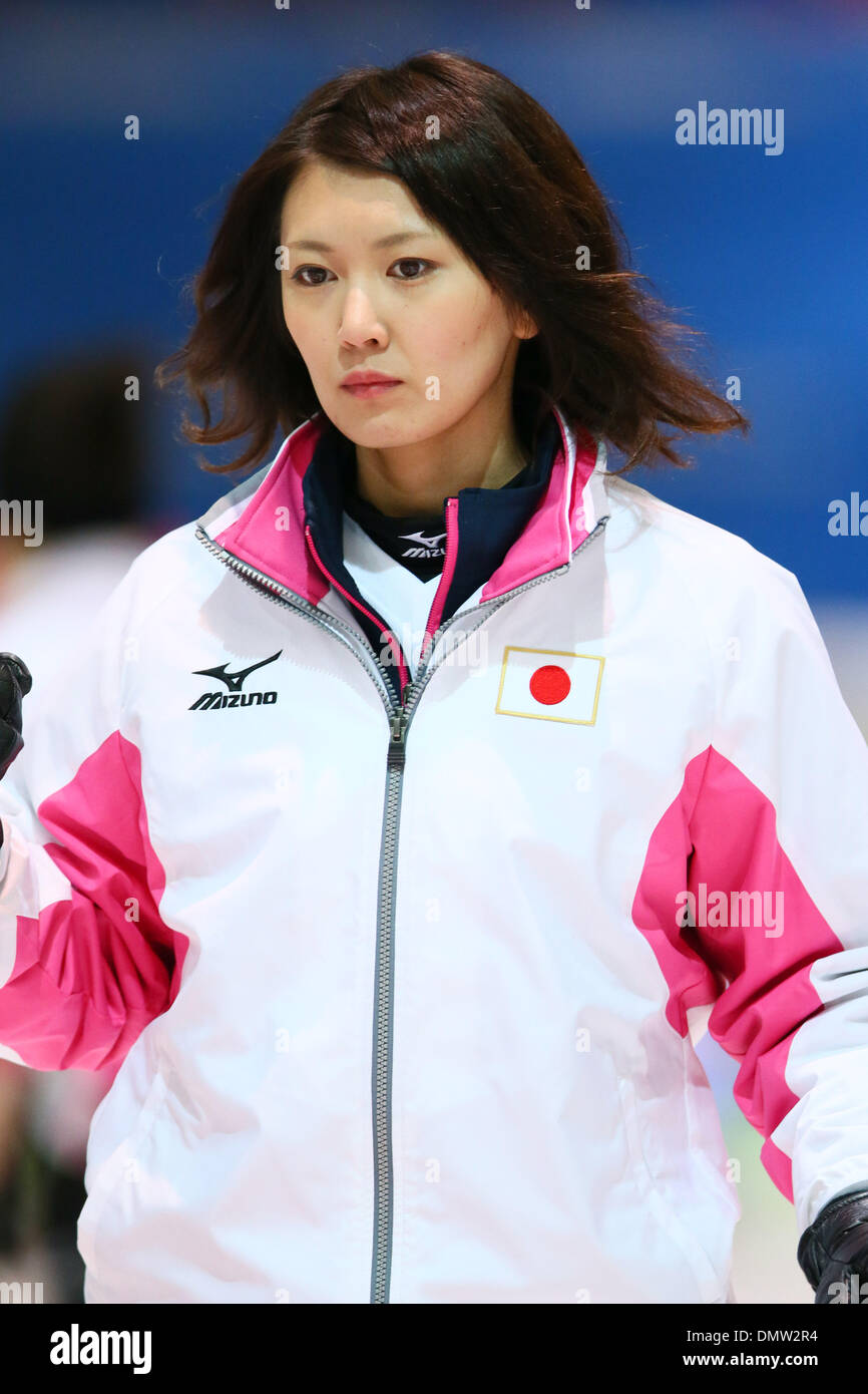 Trentino, Italy. 16th Dec, 2013. Sayaka Yoshimura (JPN) Curling : the 26th Winter Universiade ...