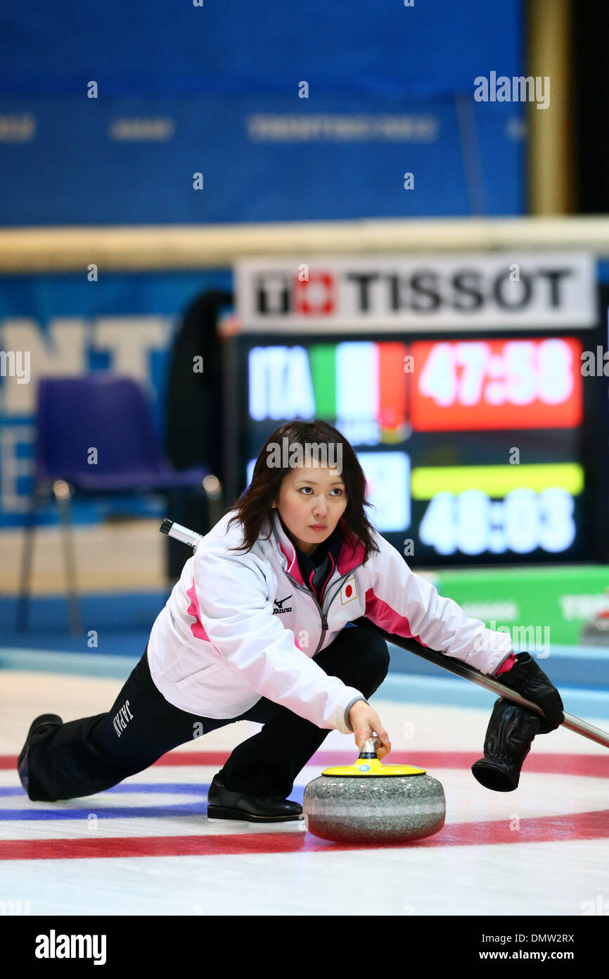 Trentino, Italy. 16th Dec, 2013. Sayaka Yoshimura (JPN) Curling : the ...