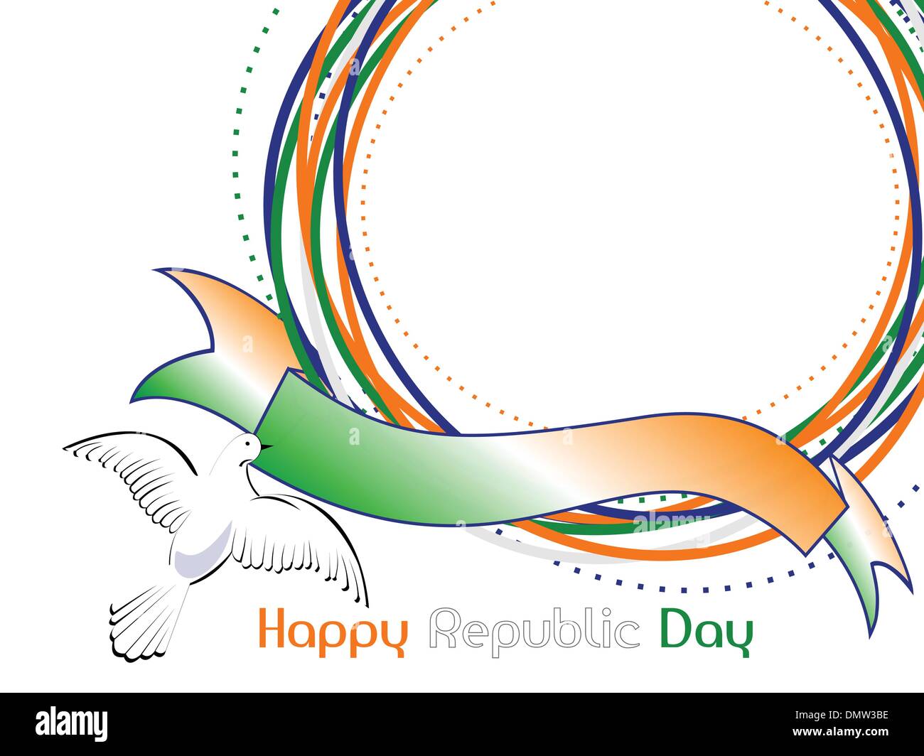 Tri color flag india Stock Vector Images - Alamy