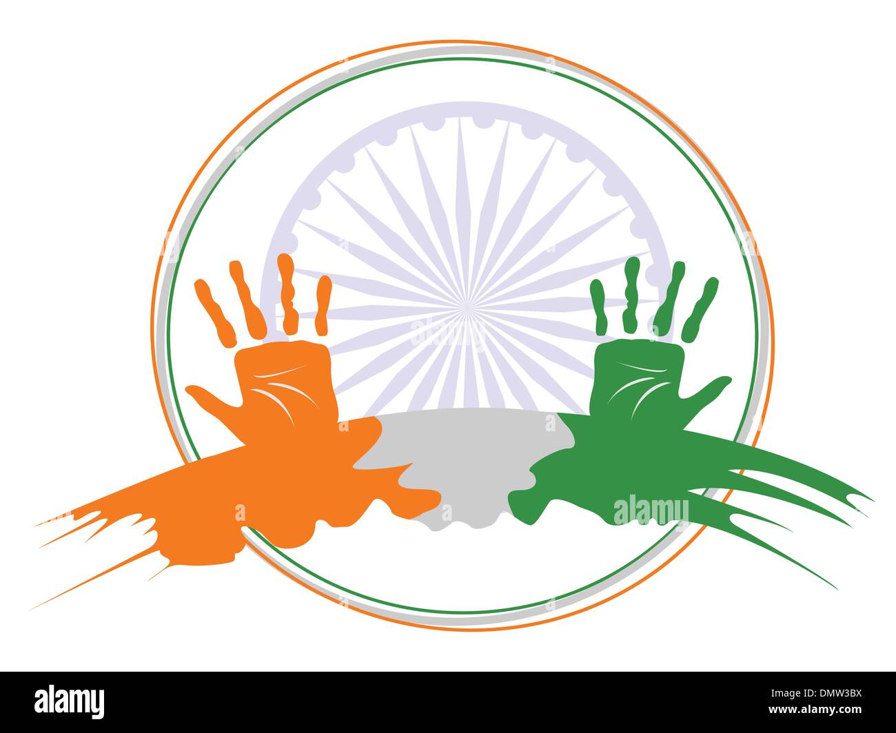 India in a frame Stock Vector Images - Alamy