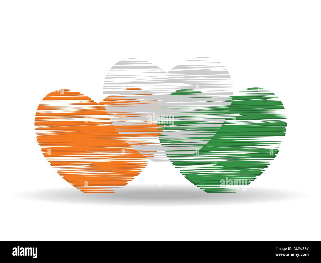 Three hearts hi-res stock photography and images - Alamy