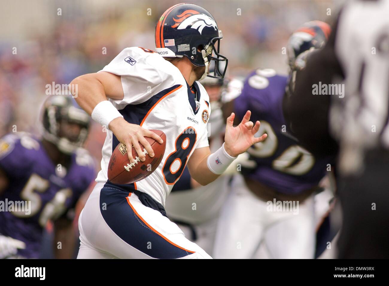 Nov. 12, 2009 - Baltimore, Maryland, U.S - 01 Nov. 2009: Denver Broncos ...