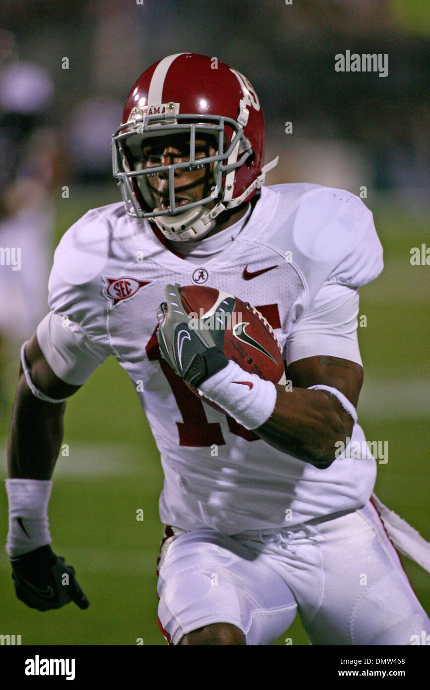 Darius Hanks (15) sees open field and gains extra yardage during the ...