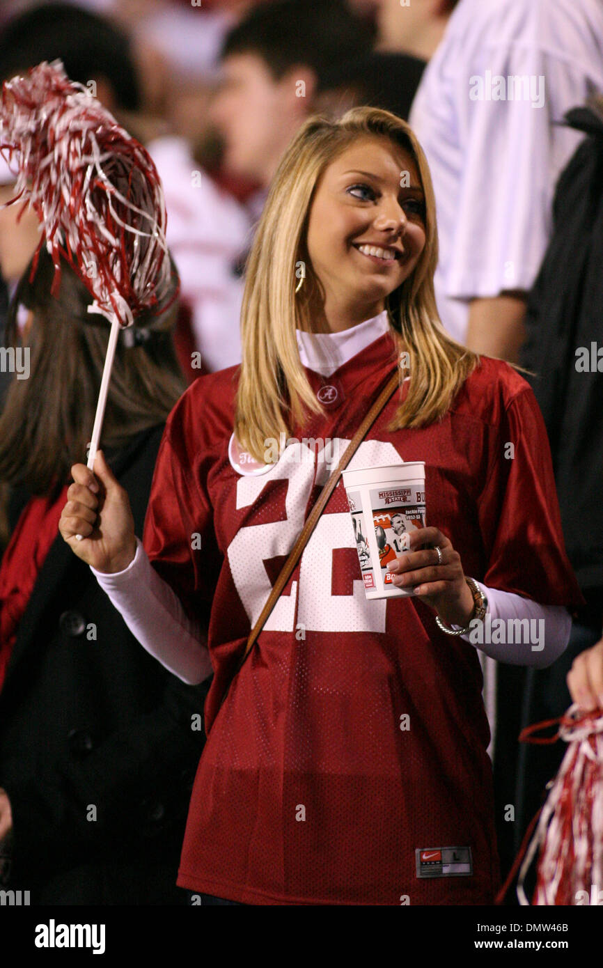 Alabama fans during the first half action in the game between the ...