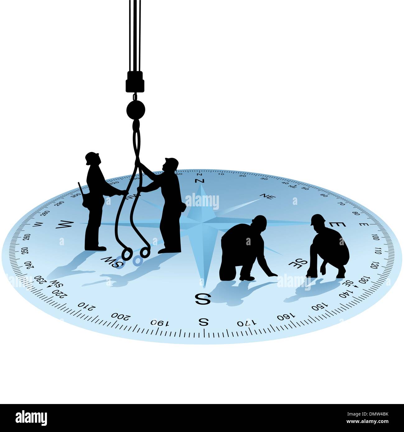 construction, job-site inspection Stock Vector Image & Art - Alamy