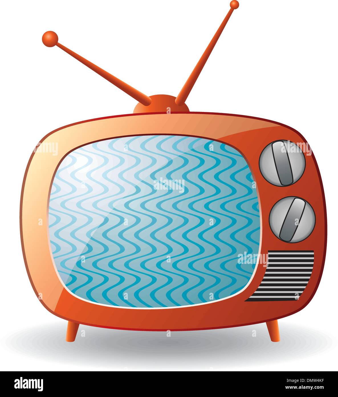 vector retro tv set Stock Vector Image & Art - Alamy