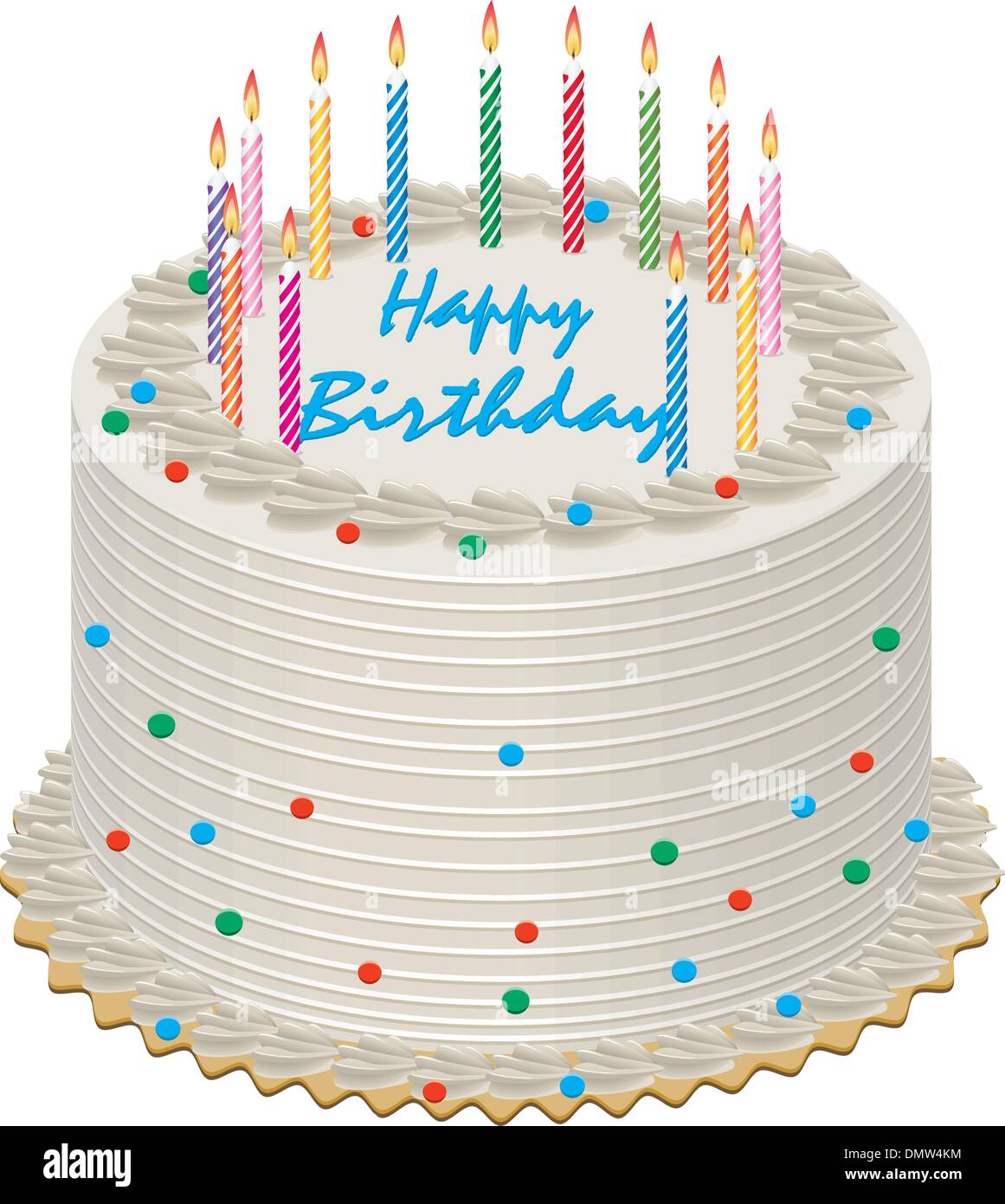 vector birthday cake Stock Vector Image & Art - Alamy