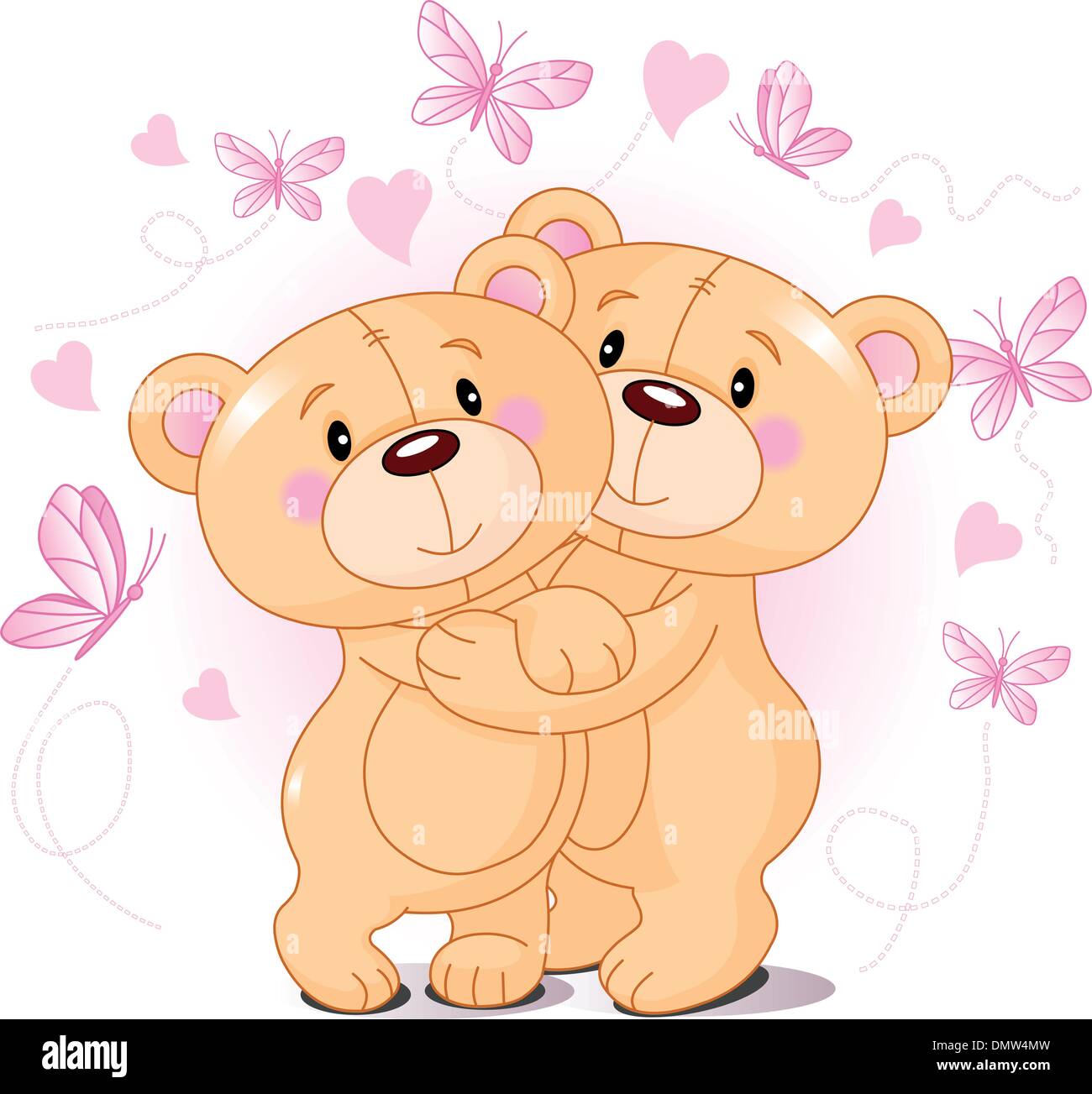 Teddy bears in love Stock Vector Image & Art - Alamy