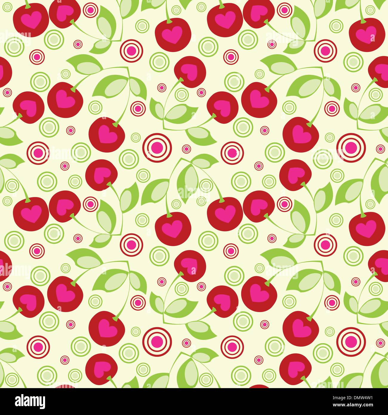 Seamless cherry background Stock Vector Image & Art - Alamy