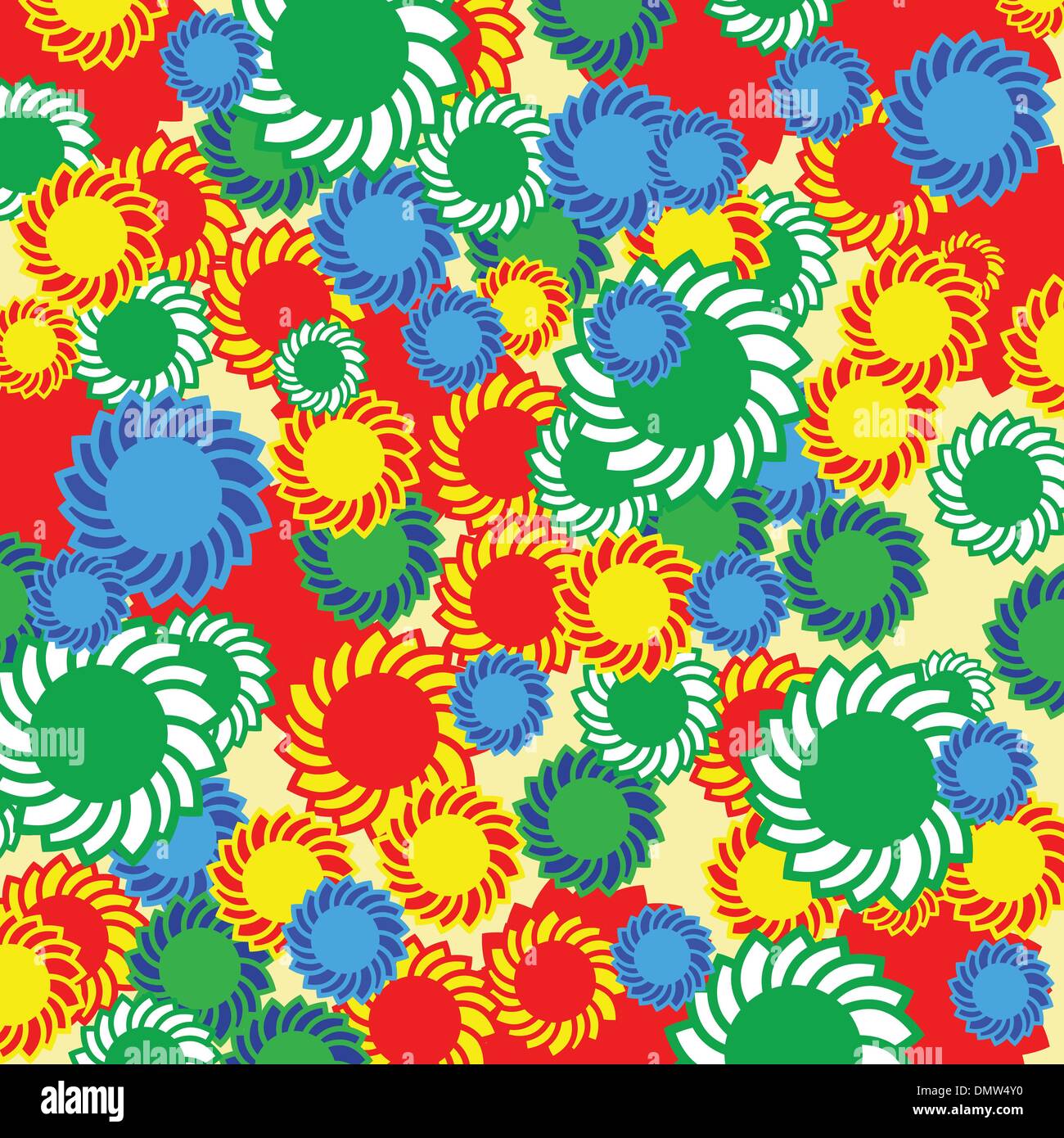Hippie textile background seamless Stock Vector Images - Alamy