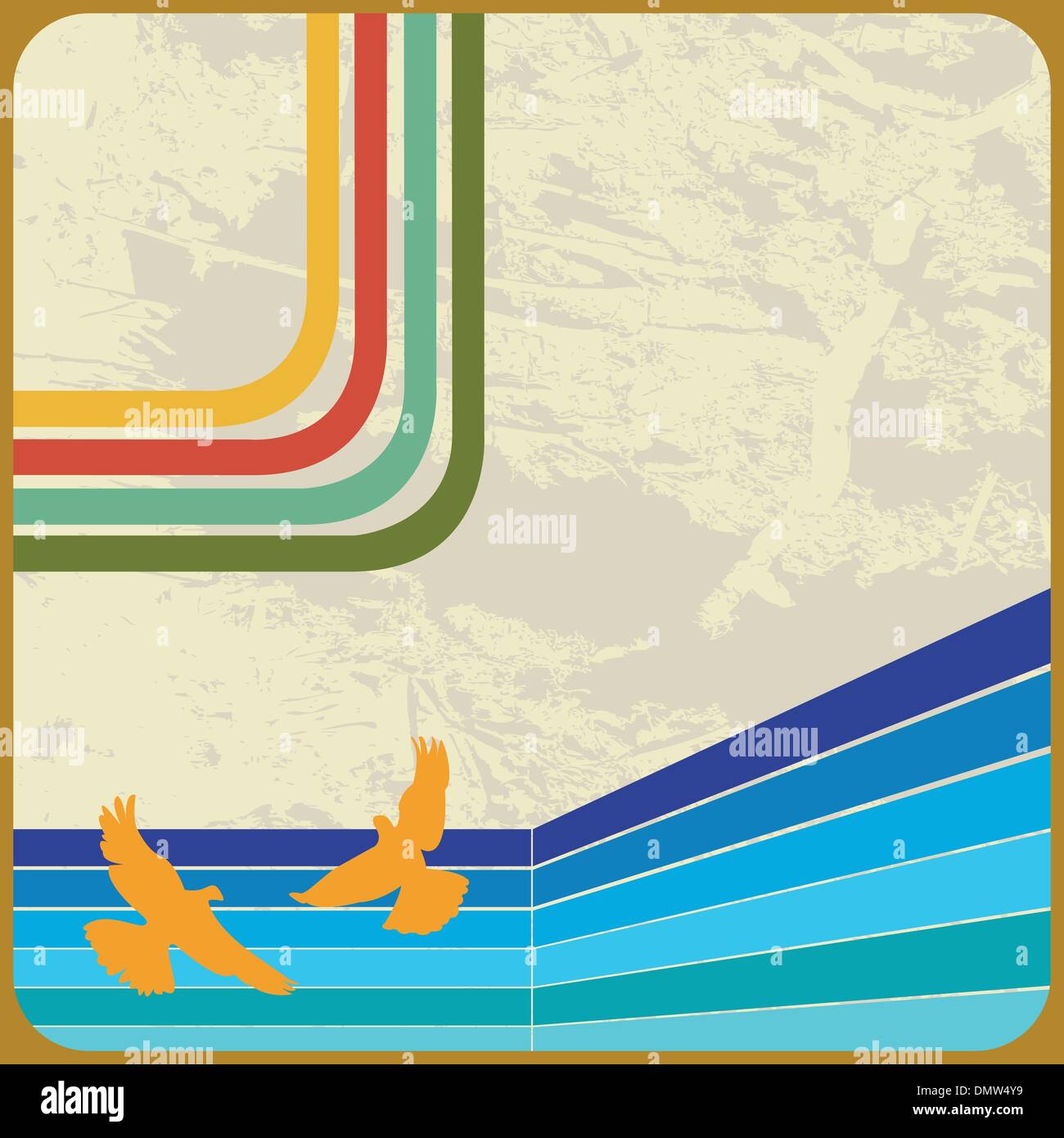 70s card Stock Vector Images - Alamy
