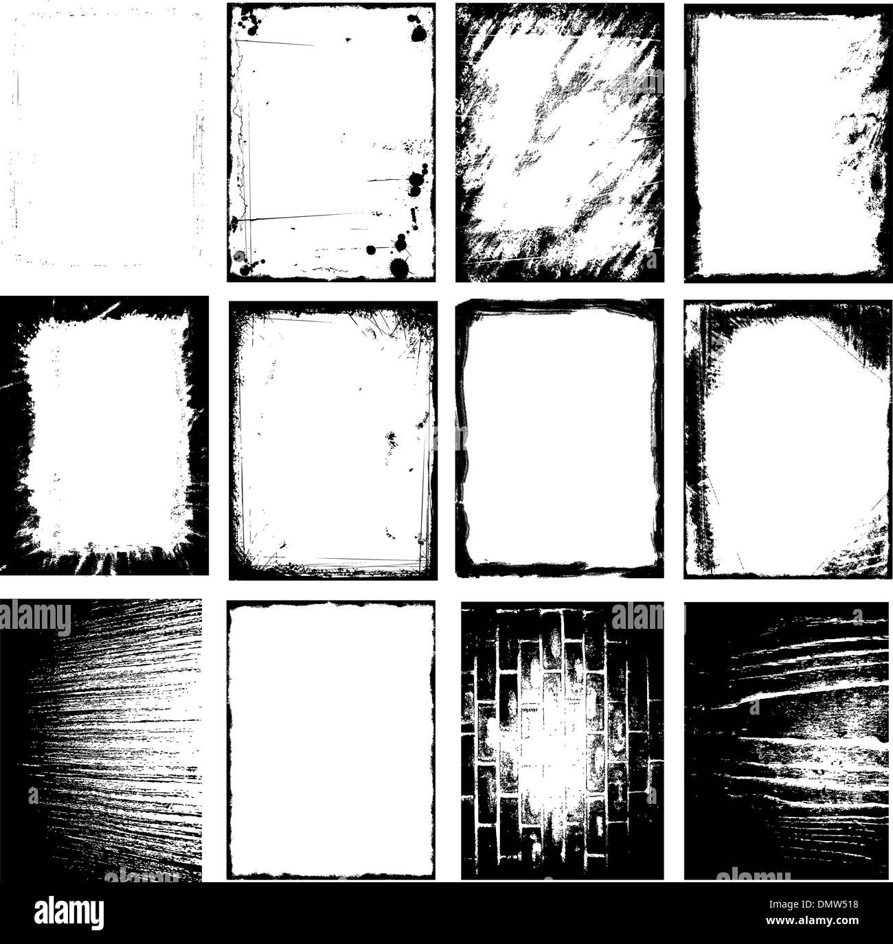 Grunge frames hi-res stock photography and images - Alamy