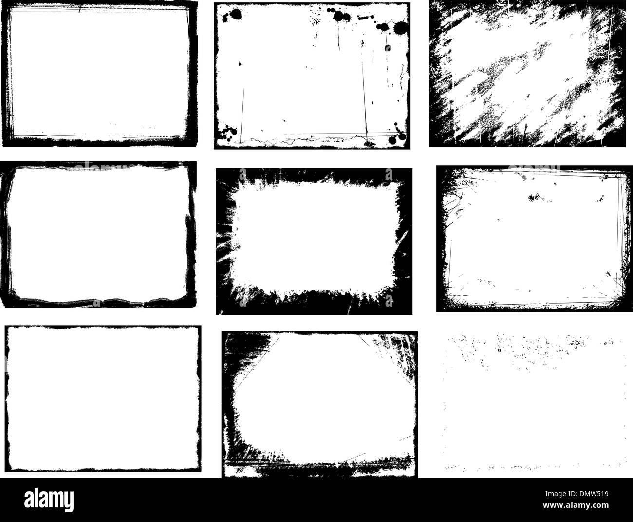Grunge frames hi-res stock photography and images - Alamy