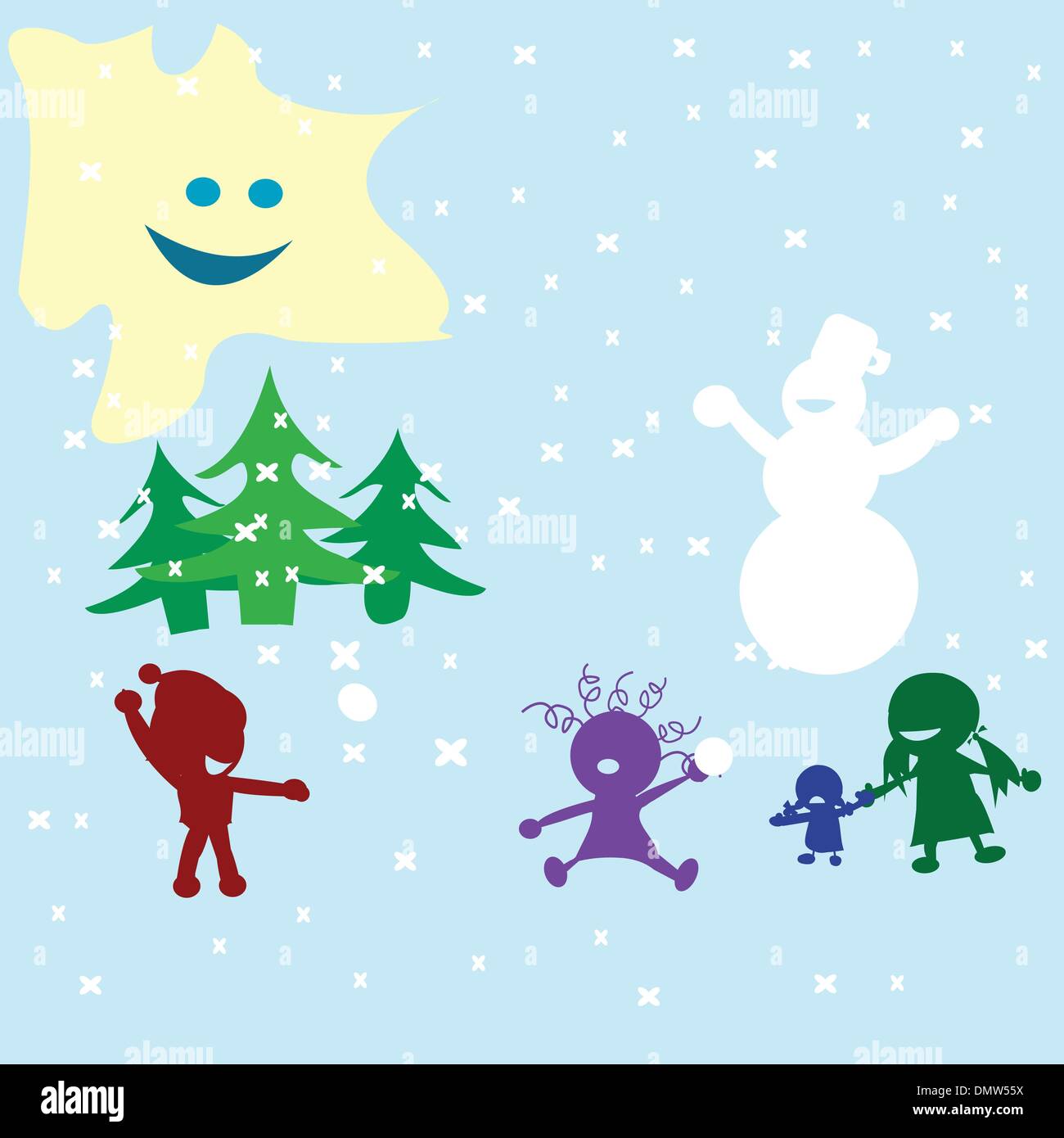 Snowfight hi-res stock photography and images - Alamy