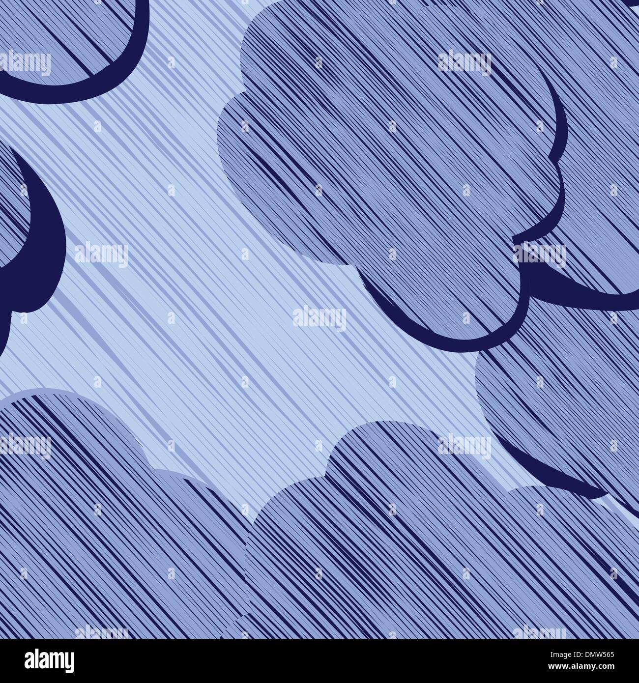 Scenic storm clouds Stock Vector Images - Alamy