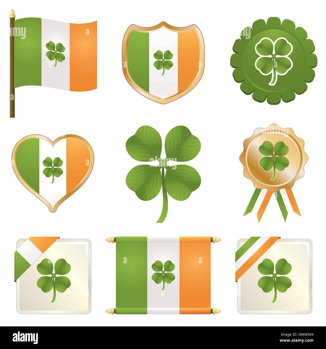 Ireland badges hi-res stock photography and images - Alamy