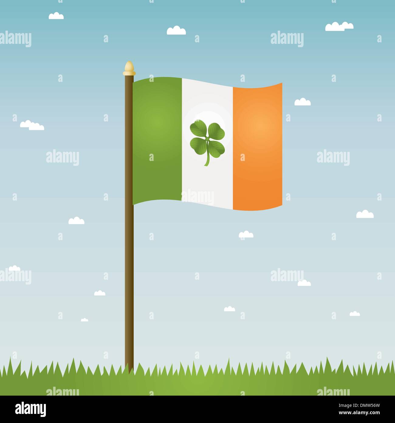 flag of ireland Stock Vector Image & Art - Alamy