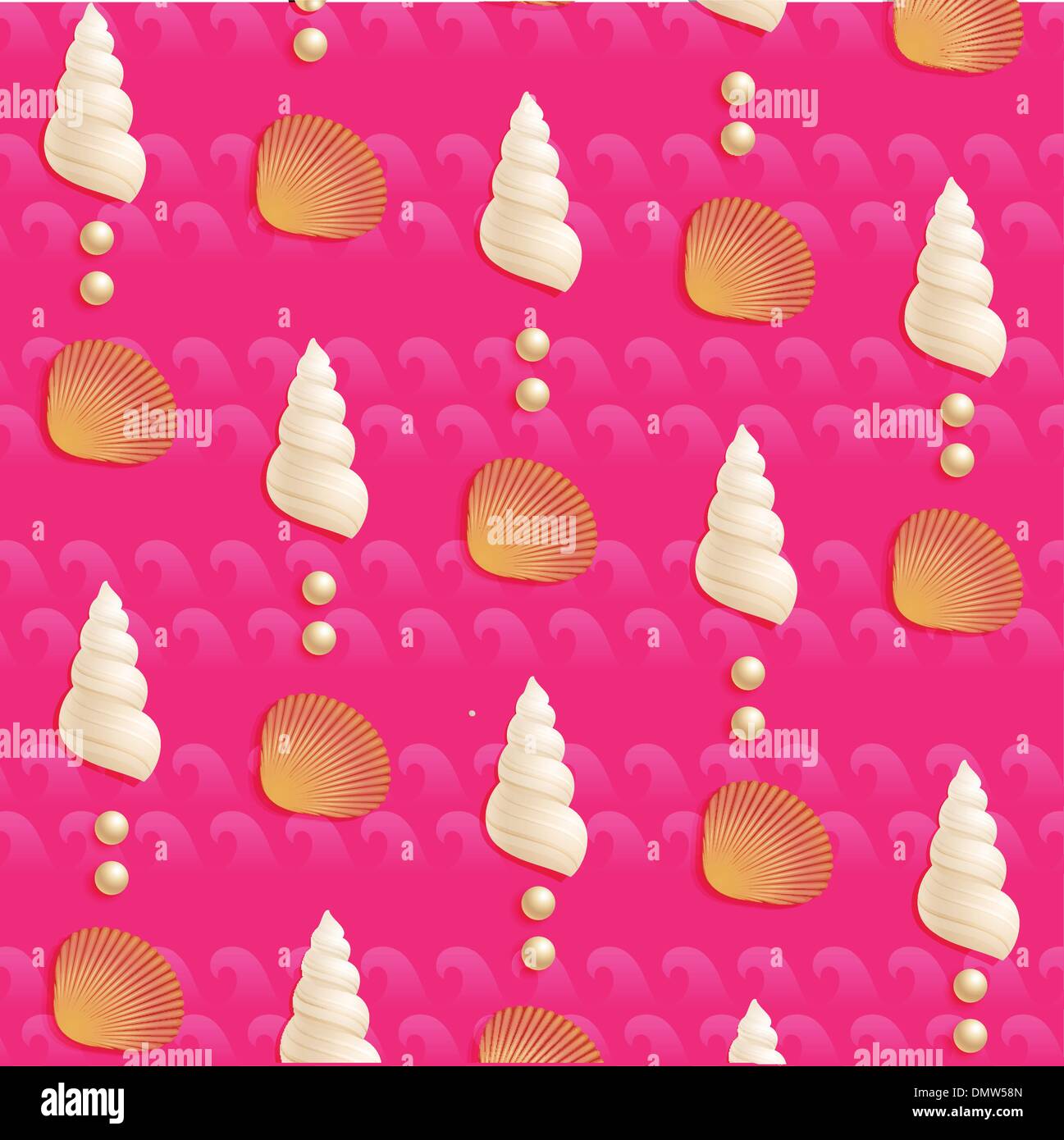 White sand shells background Stock Vector Images - Alamy