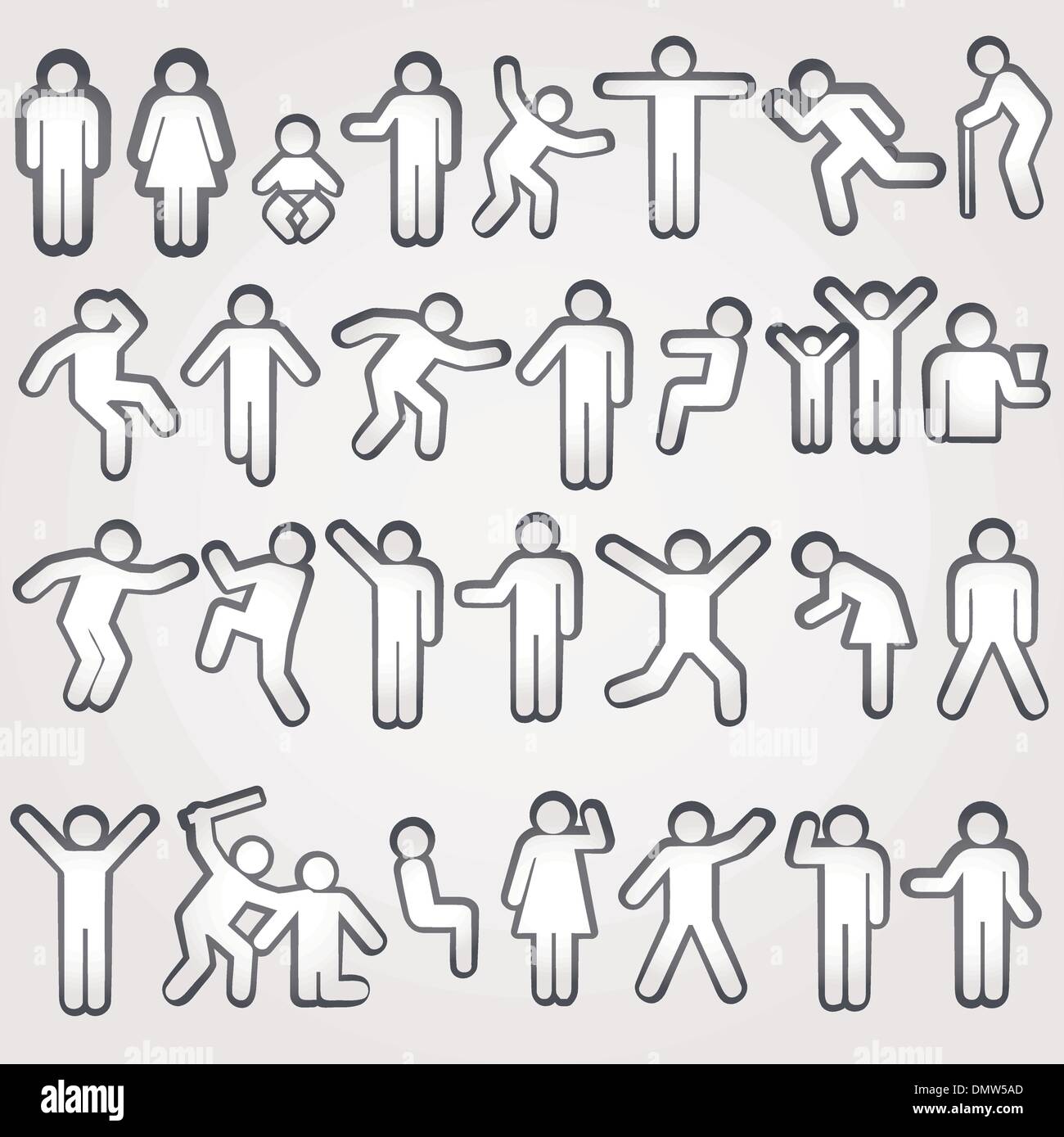 Pictogram vectors hi-res stock photography and images - Alamy