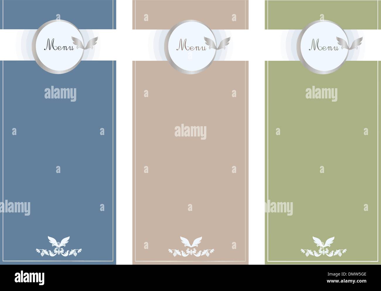 menu collection pastel Stock Vector Image & Art - Alamy