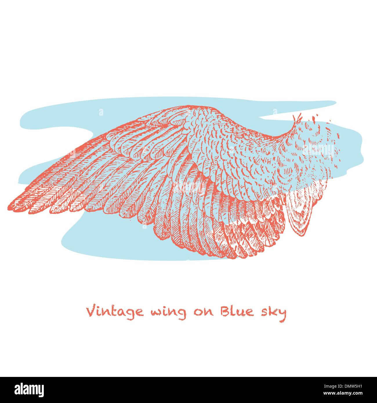 Old blue sky Stock Vector Images - Alamy