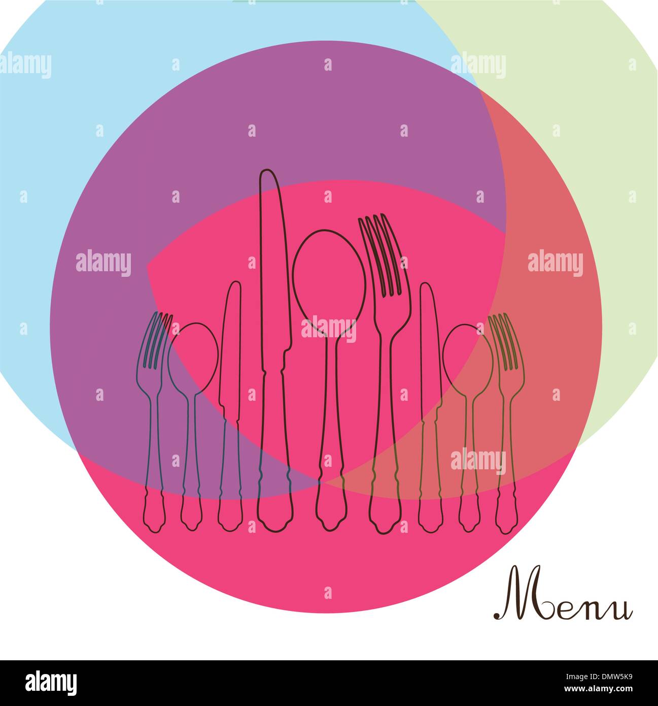 menu pop card Stock Vector Image & Art - Alamy