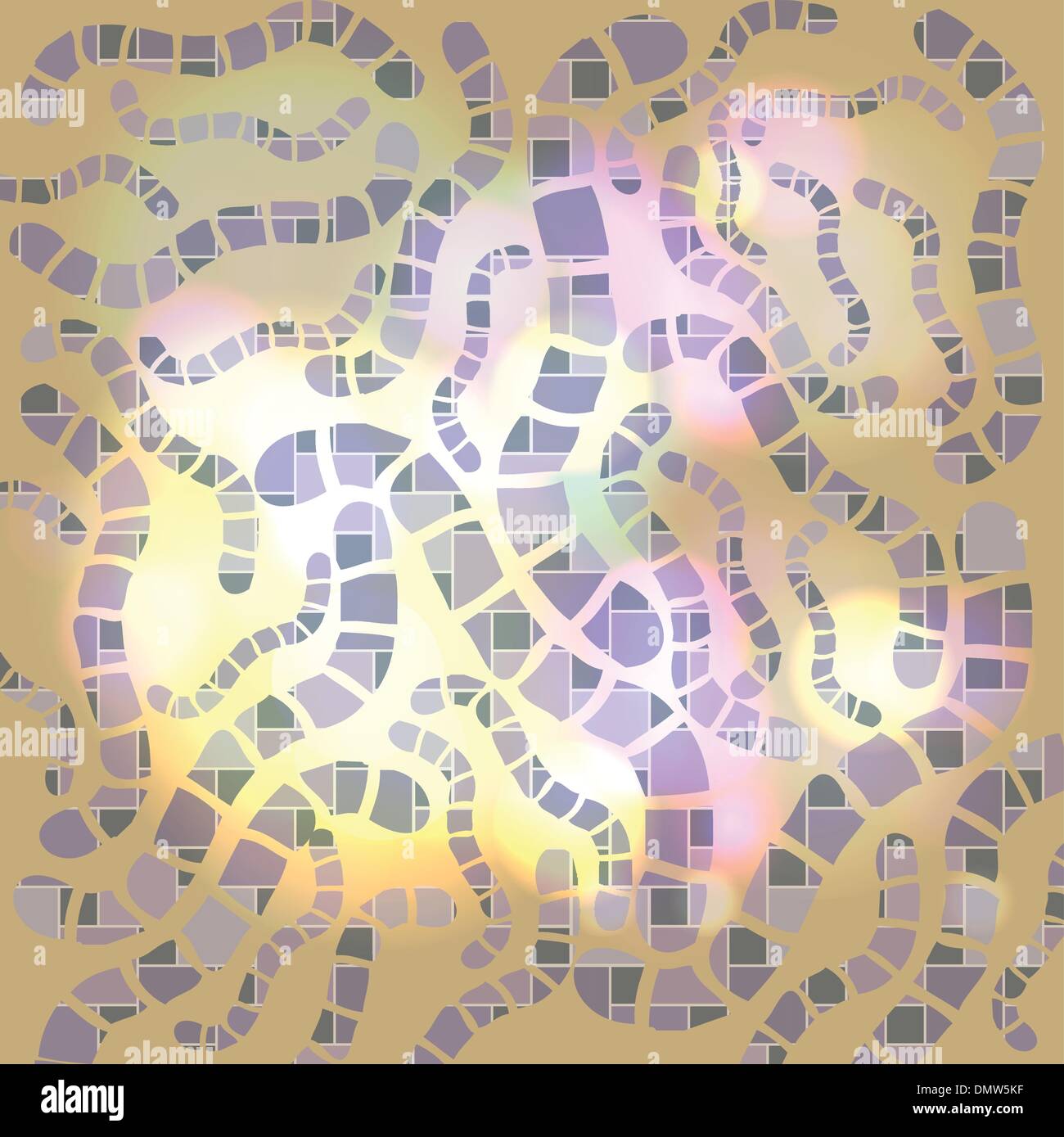 Pastel color square mosaic background Stock Vector Images - Alamy