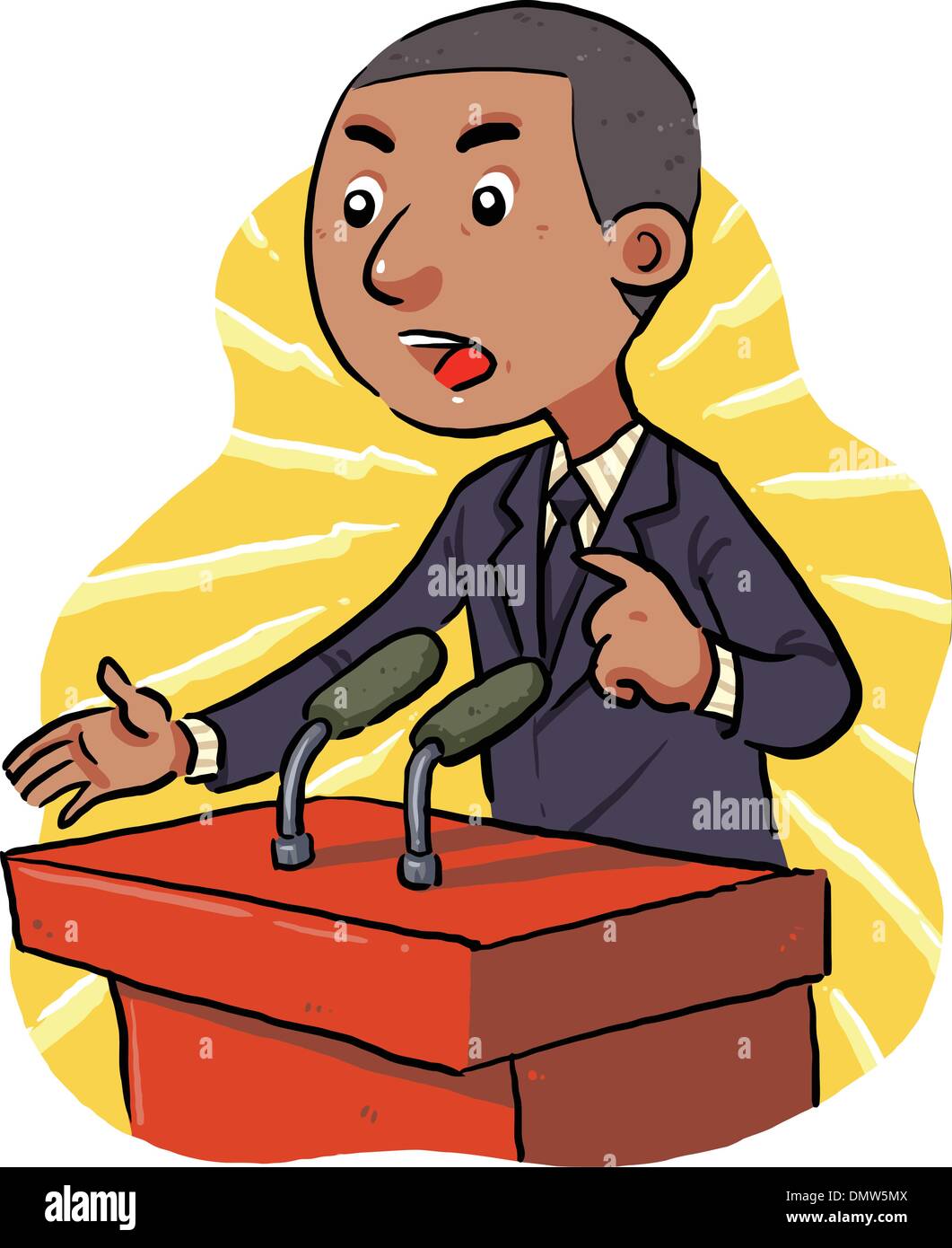 Politician vector vectors hi-res stock photography and images - Alamy