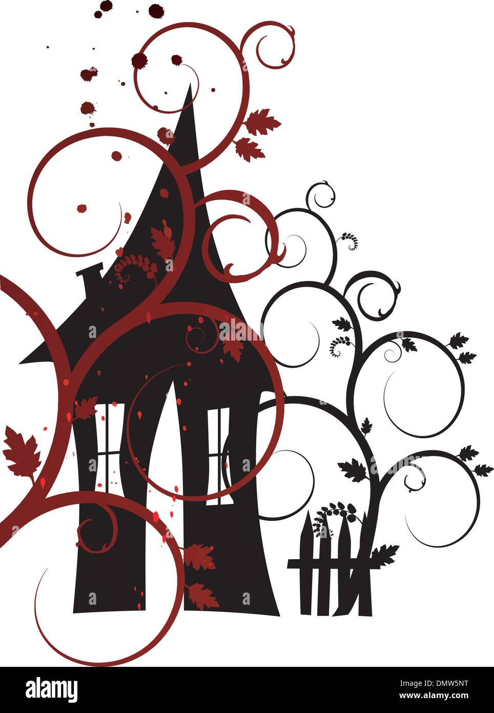 Spooky night house interior hi-res stock photography and images - Alamy