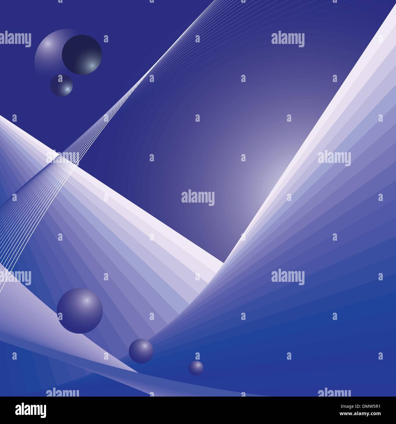 abstract futuristic space illustration Stock Vector Image & Art - Alamy