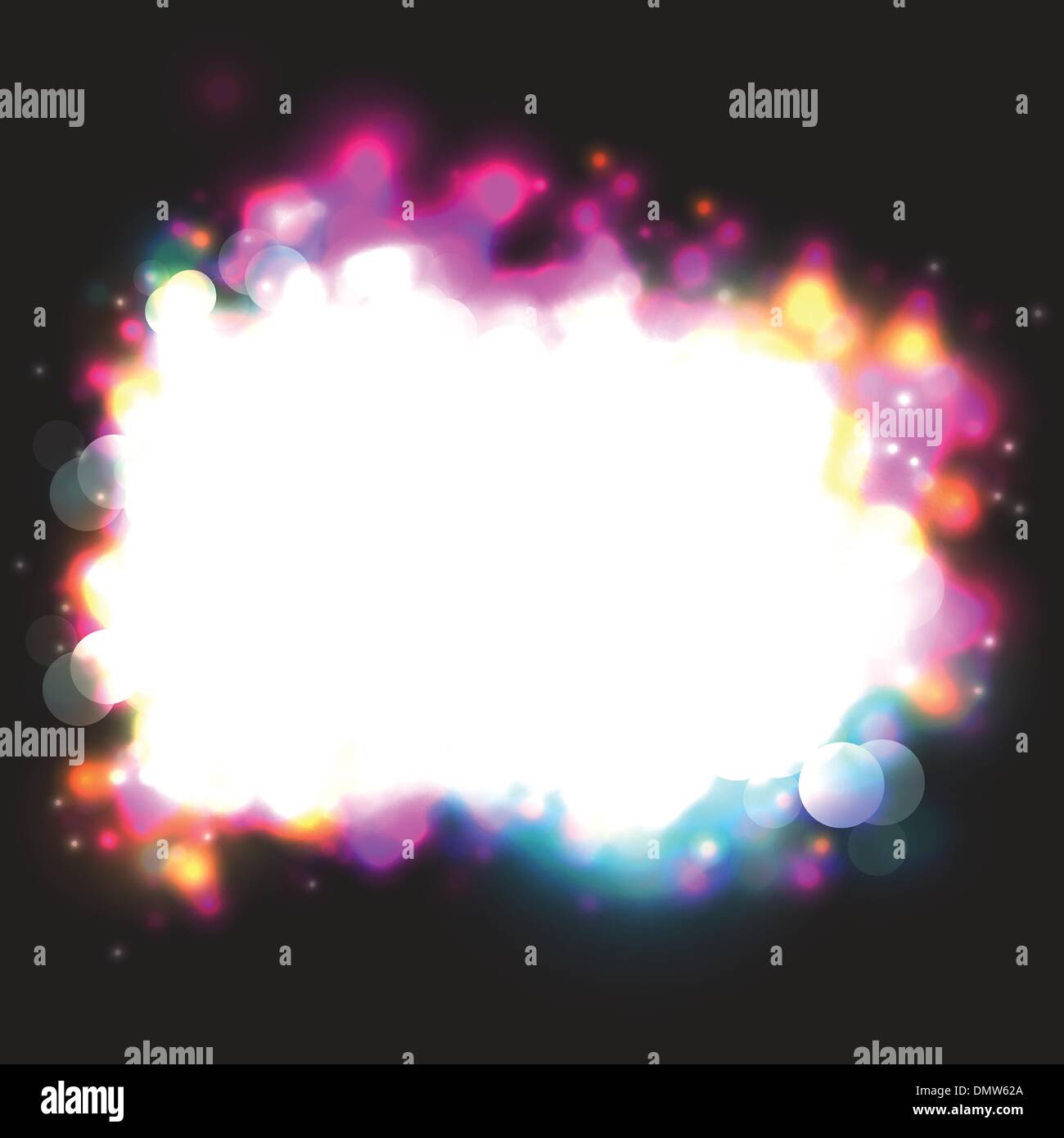 Bright lights on night Stock Vector Images - Alamy