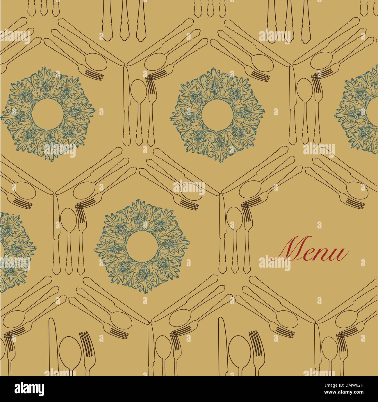 retro menu de card Stock Vector Image & Art - Alamy