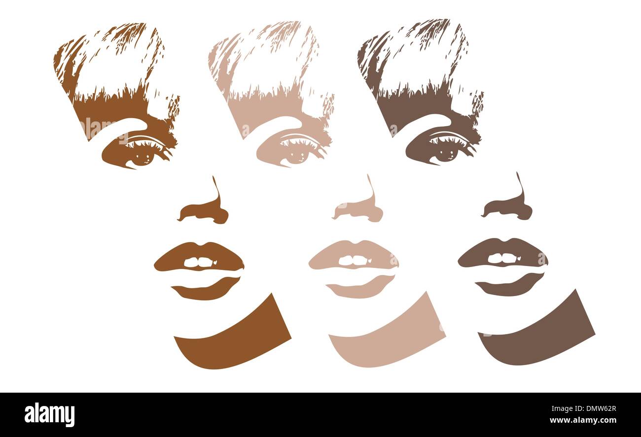 Modern pastel art Stock Vector Images - Alamy