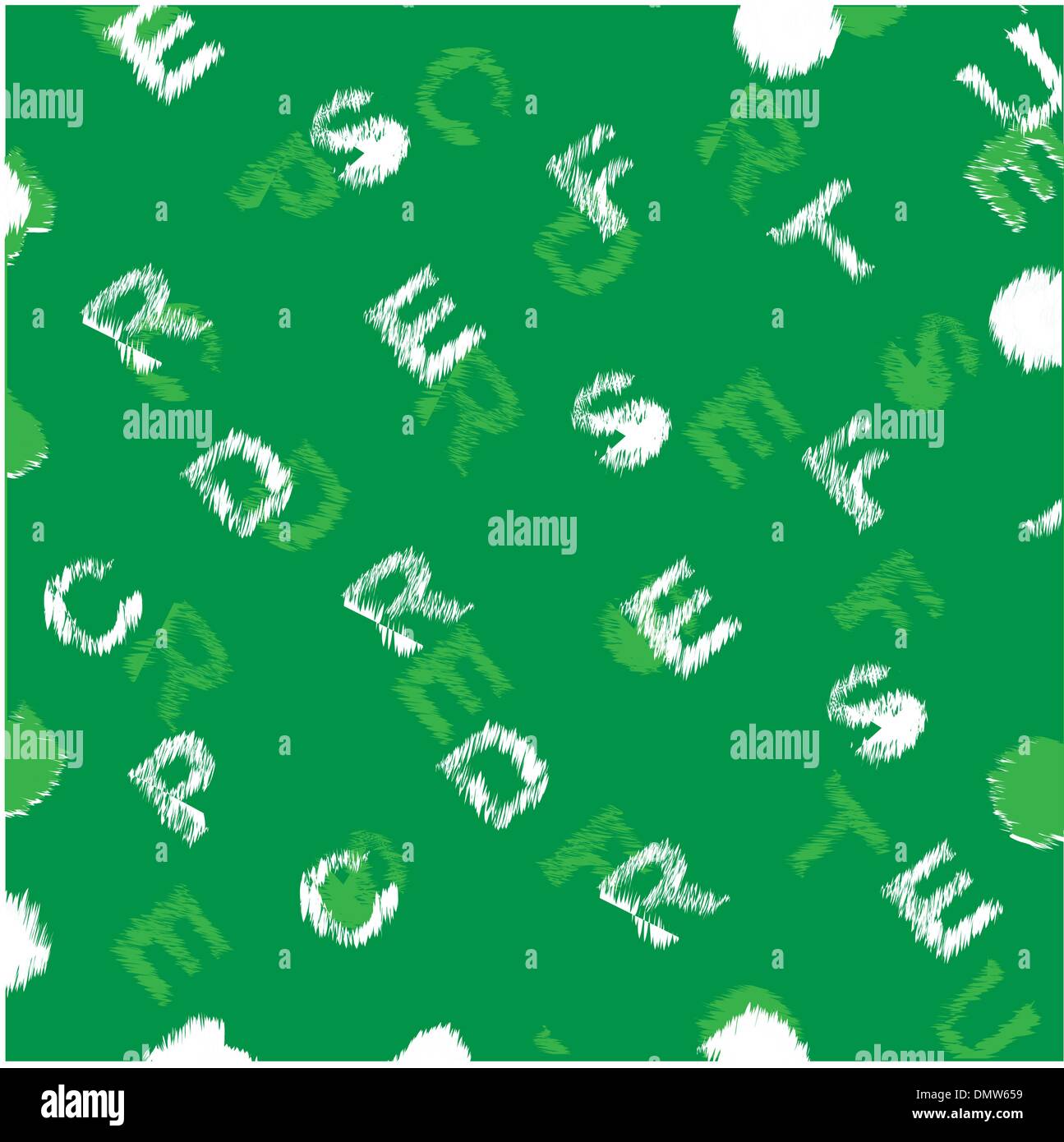 Green background with white letters hi-res stock photography and images ...