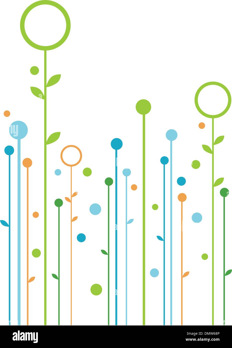 abstract floral design Stock Vector Image & Art - Alamy