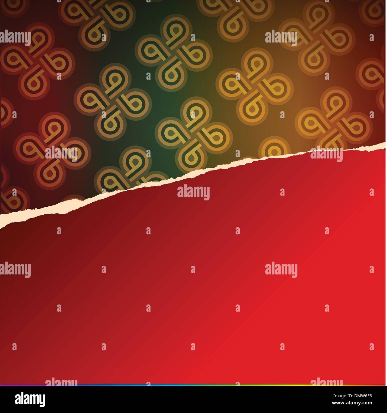 torn wallpaper on red Stock Vector Image & Art - Alamy