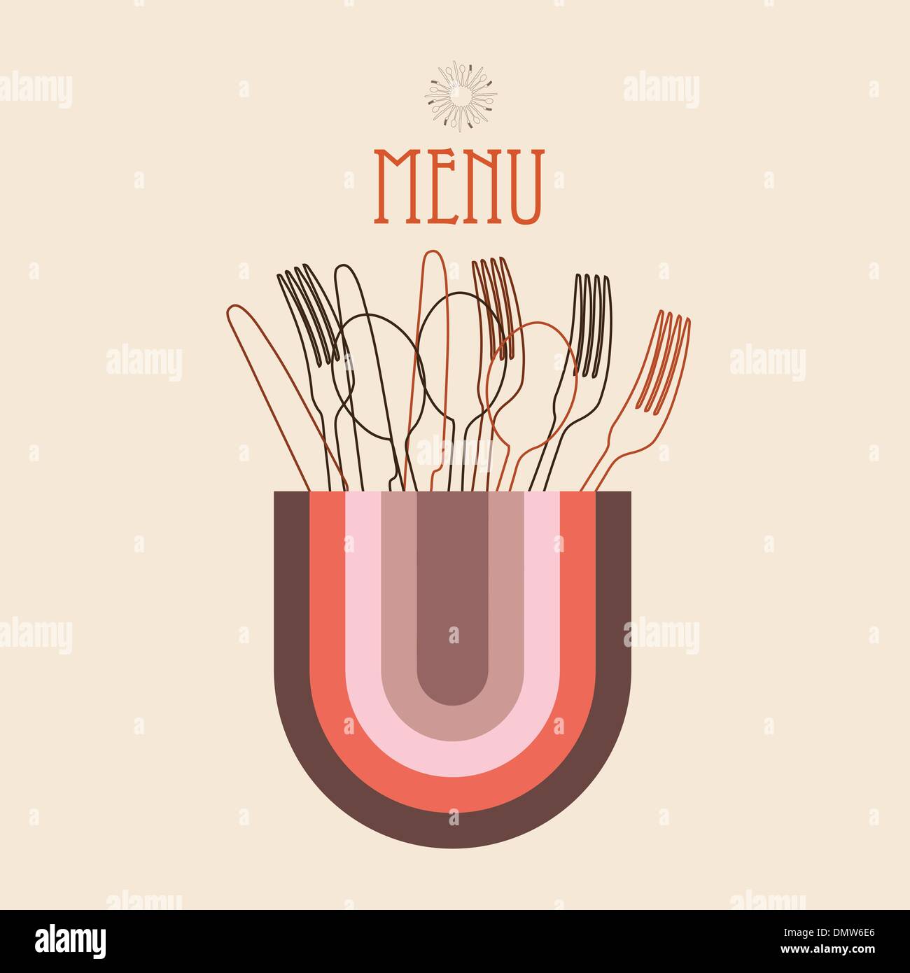 Retro restaurant menu Stock Vector Images - Alamy