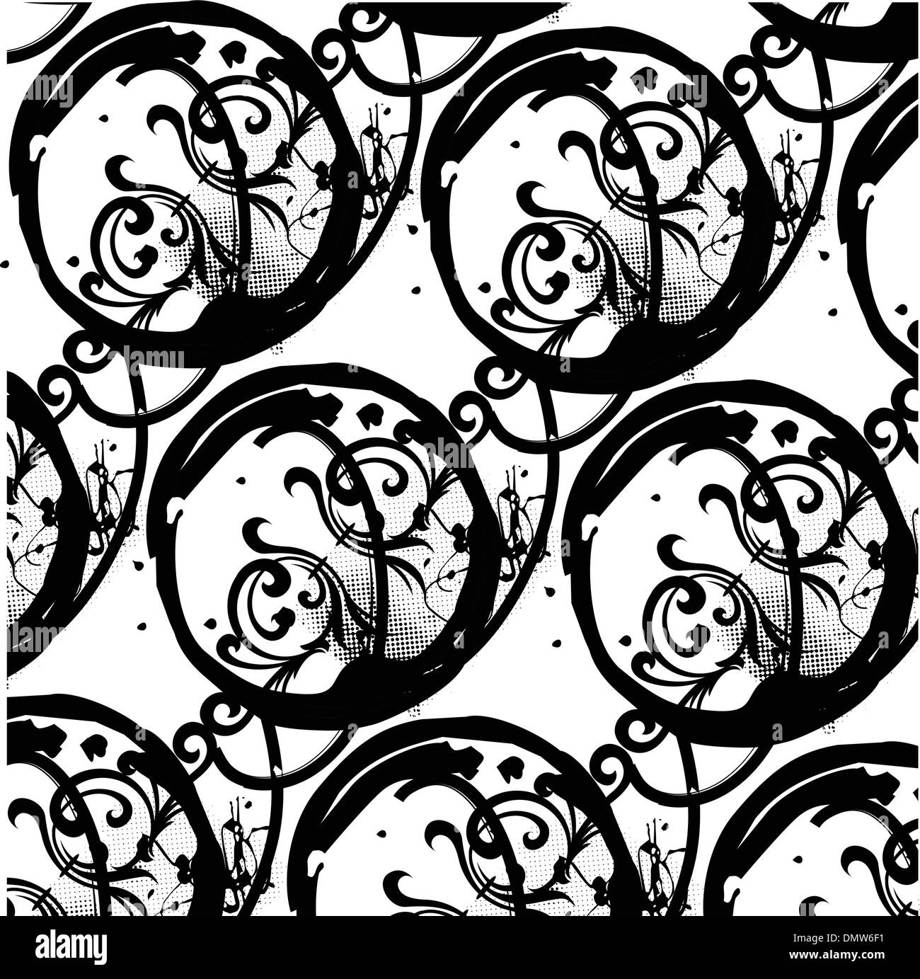 Black white image ancient Stock Vector Images - Alamy