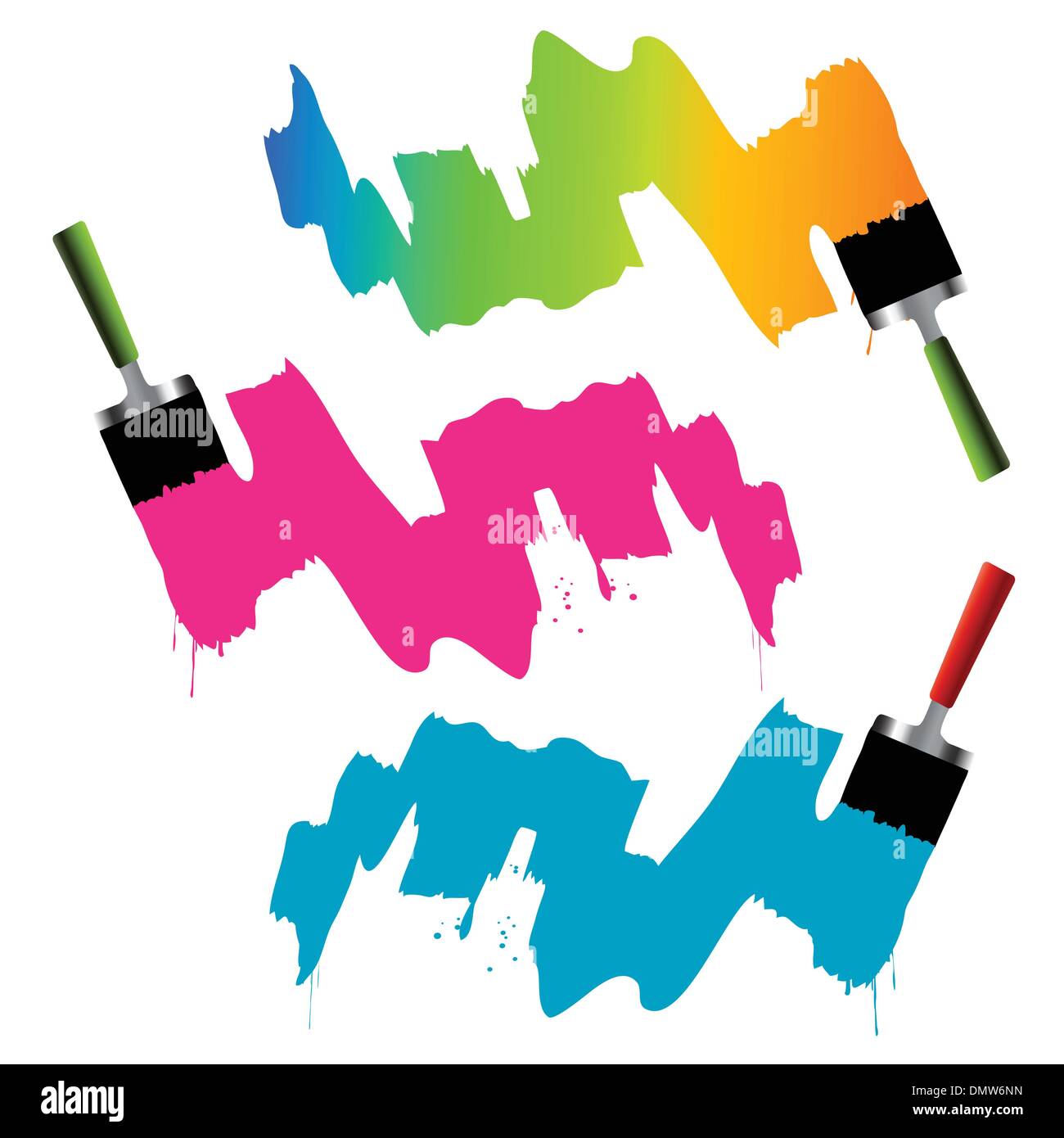 Orange abstract paint splash Stock Vector Images - Alamy