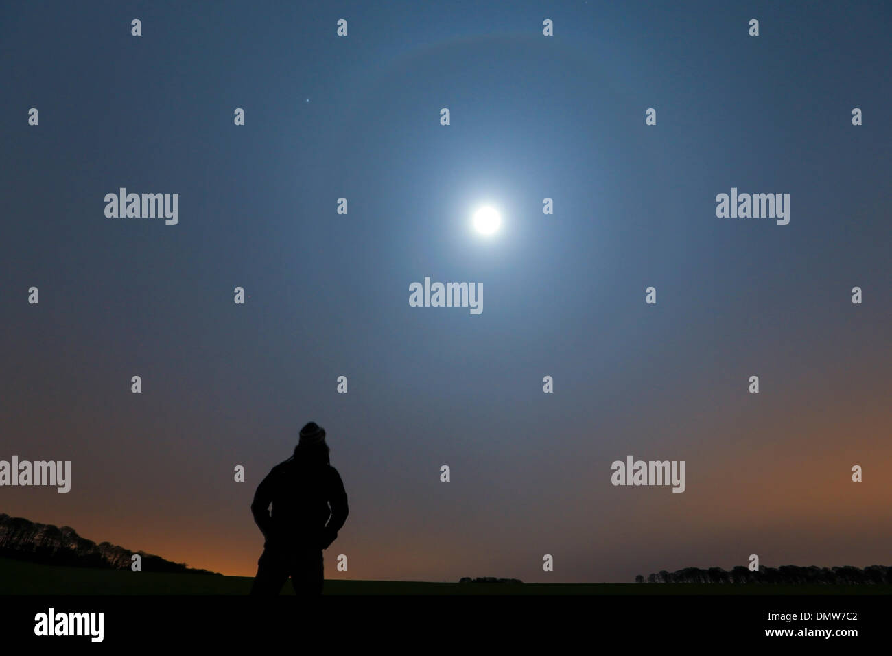 Weaver Hills in Staffordshire, UK. 17th December 2013. In the early ...