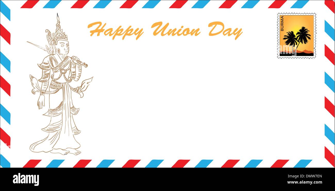 Burma - Union Day Stock Vector Image & Art - Alamy
