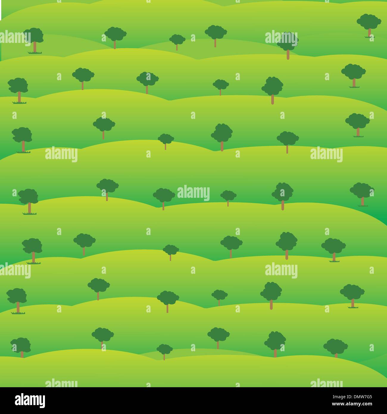 Green leaves trees background Stock Vector Images - Alamy