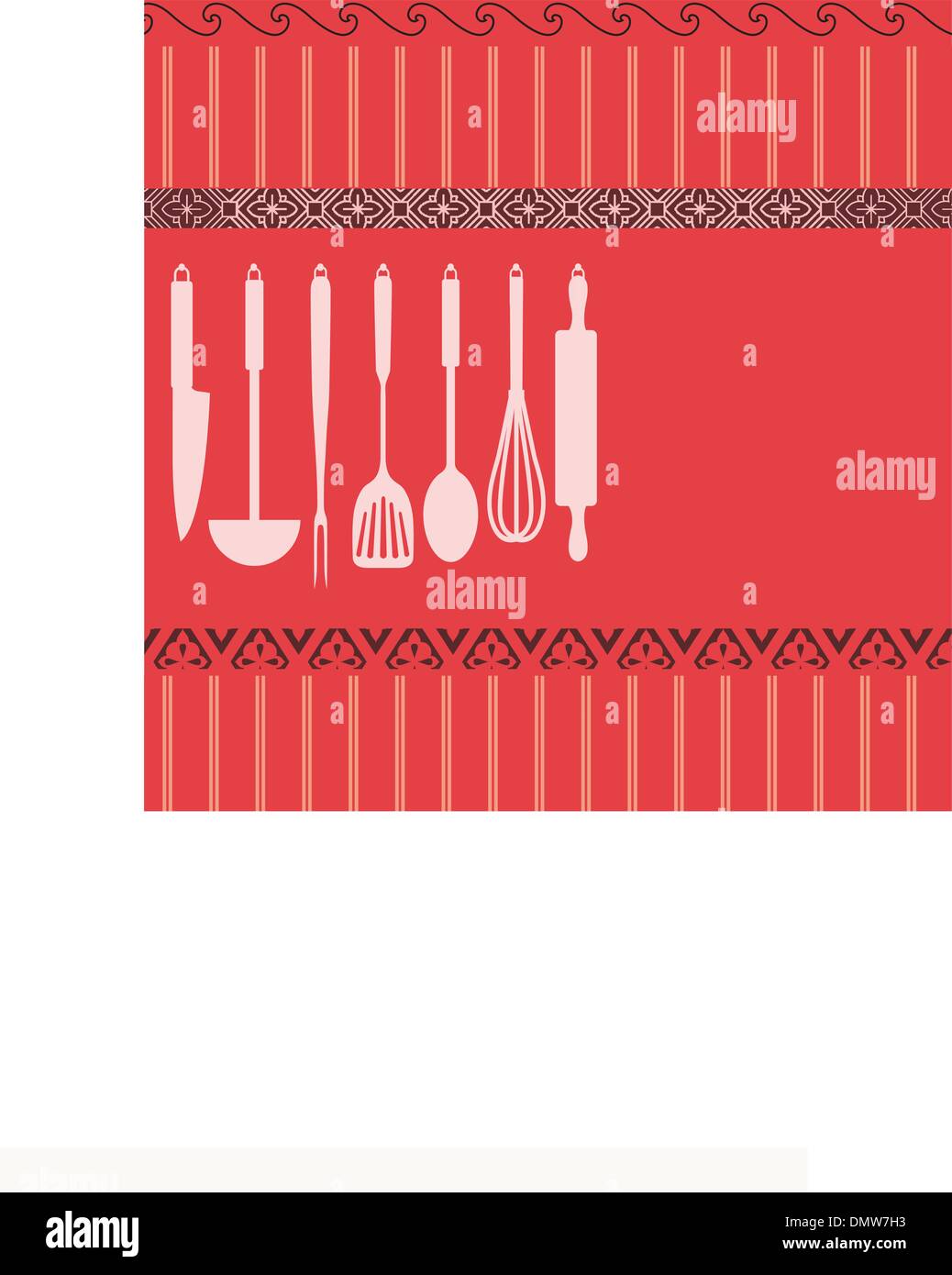 Black kitchen utensils on Stock Vector Images - Alamy